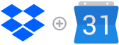 Integrate Dropbox + Google Calendar