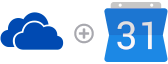 Integrate Microsoft OneDrive + Google Calendar